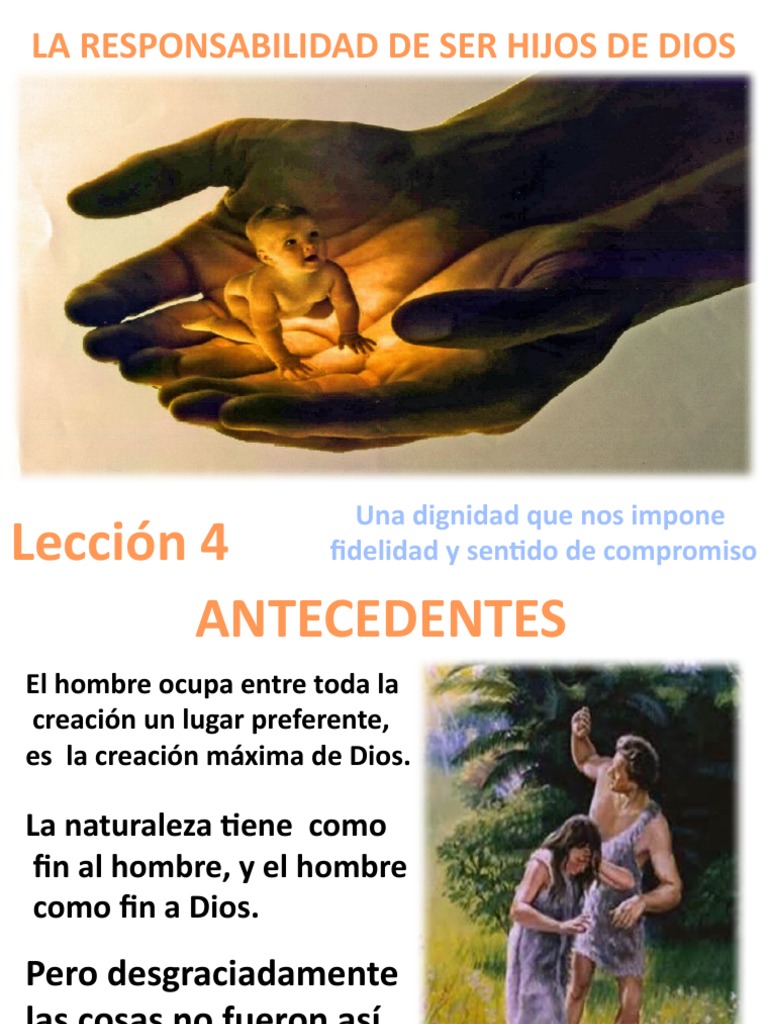 La Responsabilidad de Ser Hijos de Dios | PDF | Dios | Alma