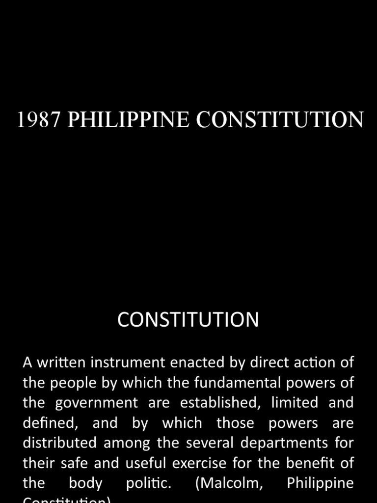 1987 Constitution | PDF | Territorial Waters | Constitution