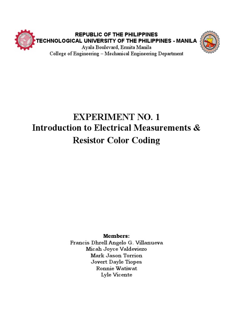 Experiment-No.1_Group-8-1 | PDF | Color | Red