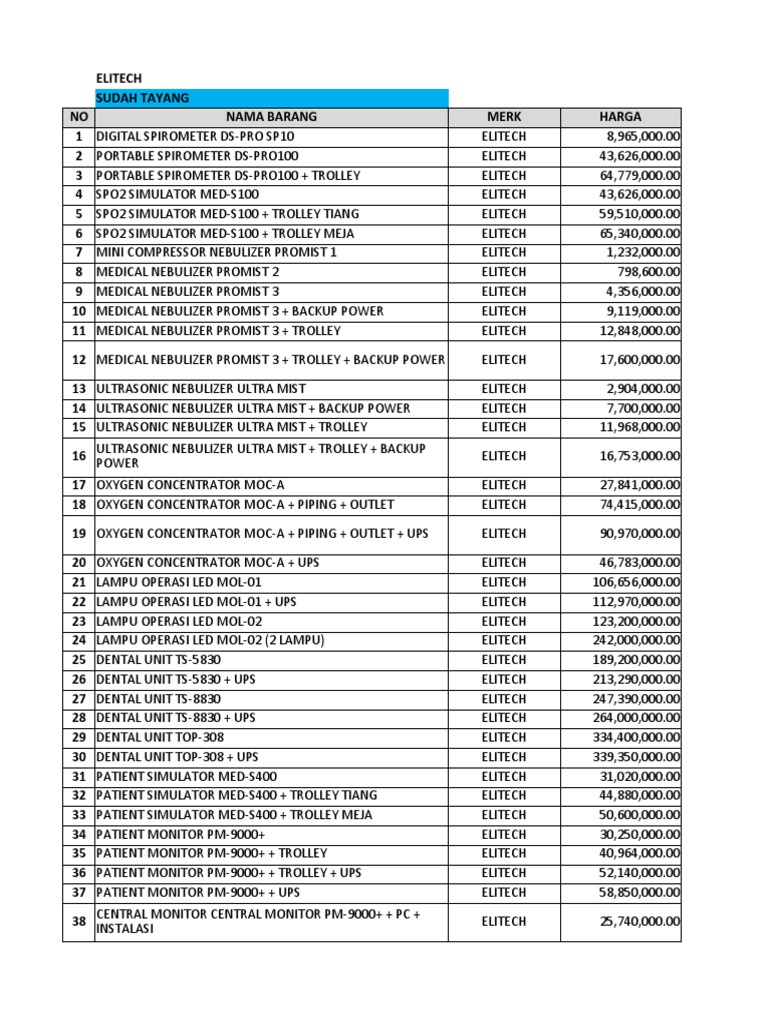 Elitech Ekatalog | PDF | Medical Ultrasound | Medical Imaging