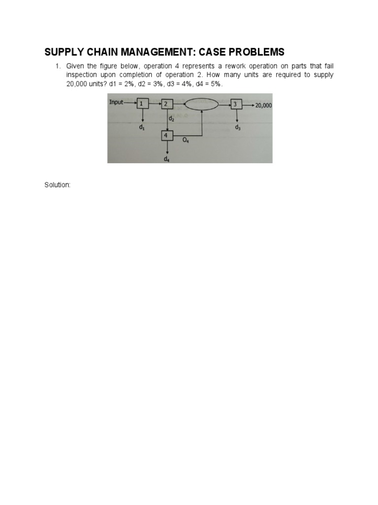 SCM Prob | Download Free PDF | Inventory | Standard Deviation