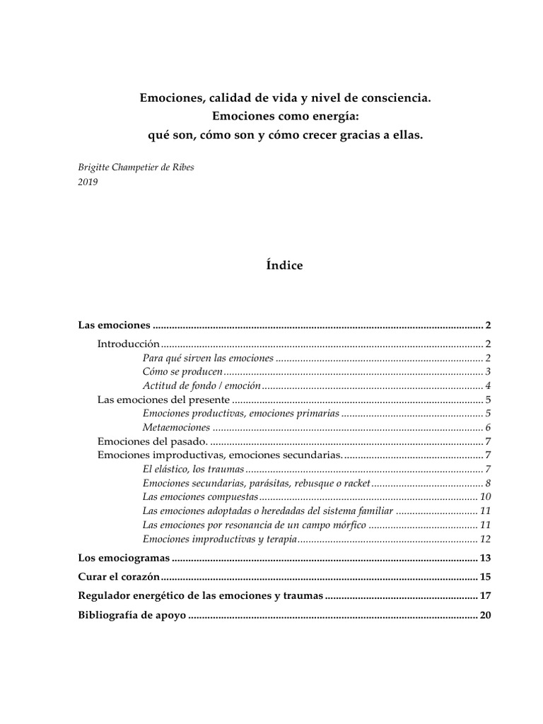 Emociones Articulo | PDF | Las emociones | Amor