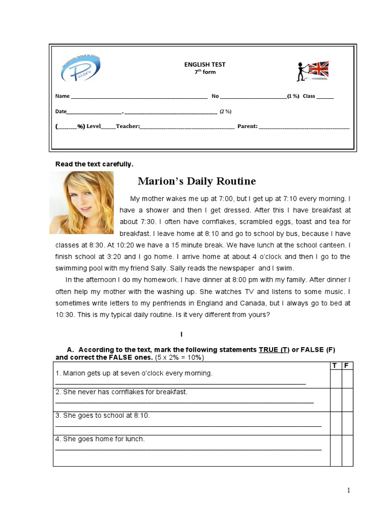 Daily Routine Tests - 13533 | PDF