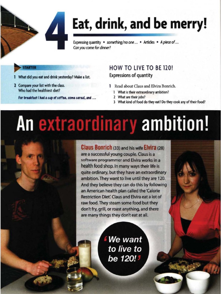 Pre Unit 4 and 5 | PDF | Restaurants | English Language