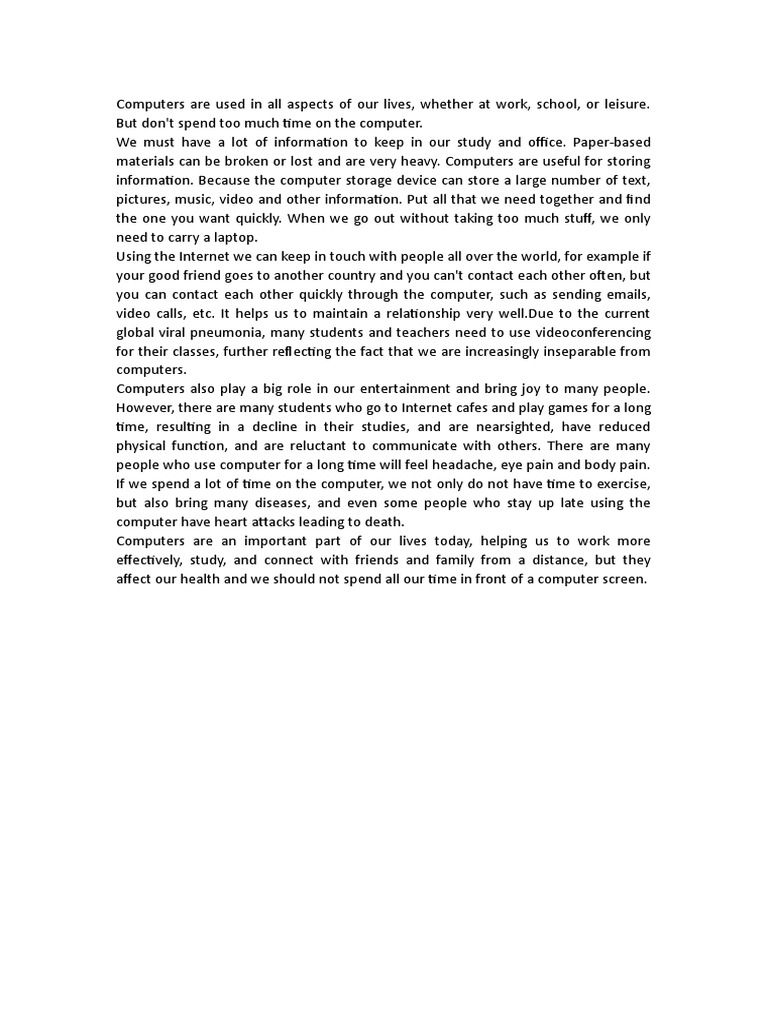 Opinion Essay | PDF | Games & Activities | Social Science