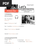 Simple Self Introduction Worksheet | PDF