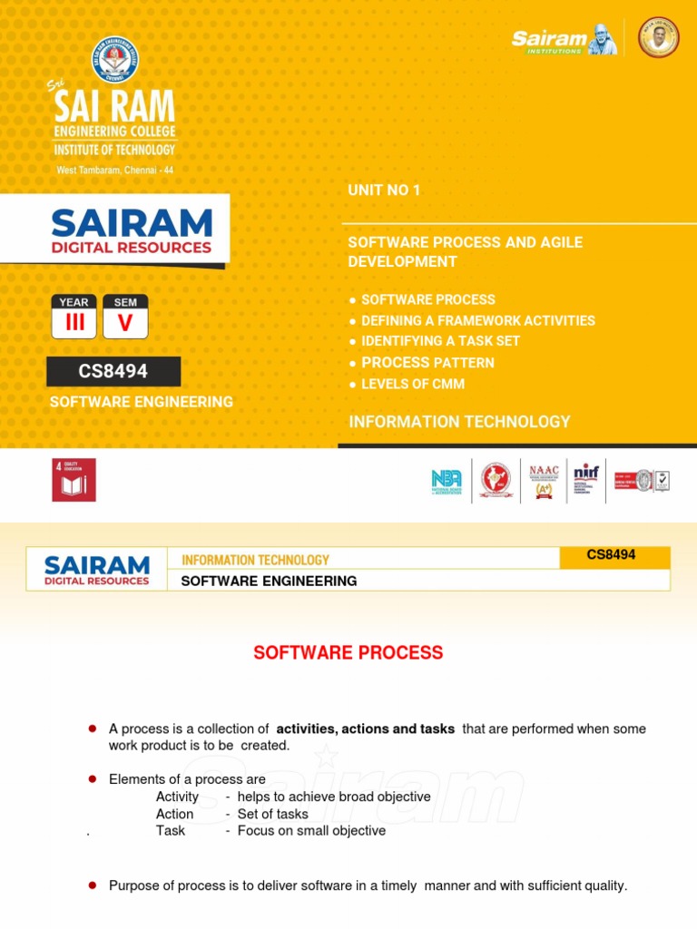 1 2 Software Process Pdf Software Engineering Engineering