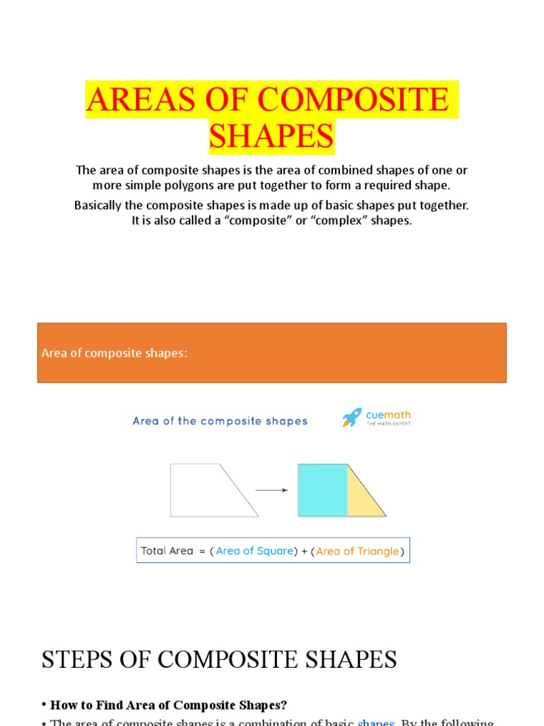 Area of Composite Shapes | PDF | Area | Triangle