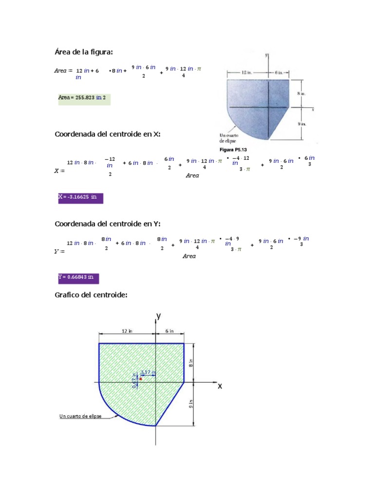 Ejercicio Centroide | PDF