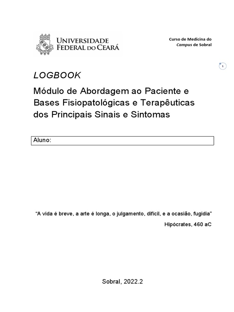 Logbook de Anamnese em Medicina | PDF | Ciências da Saúde | Medicina ...