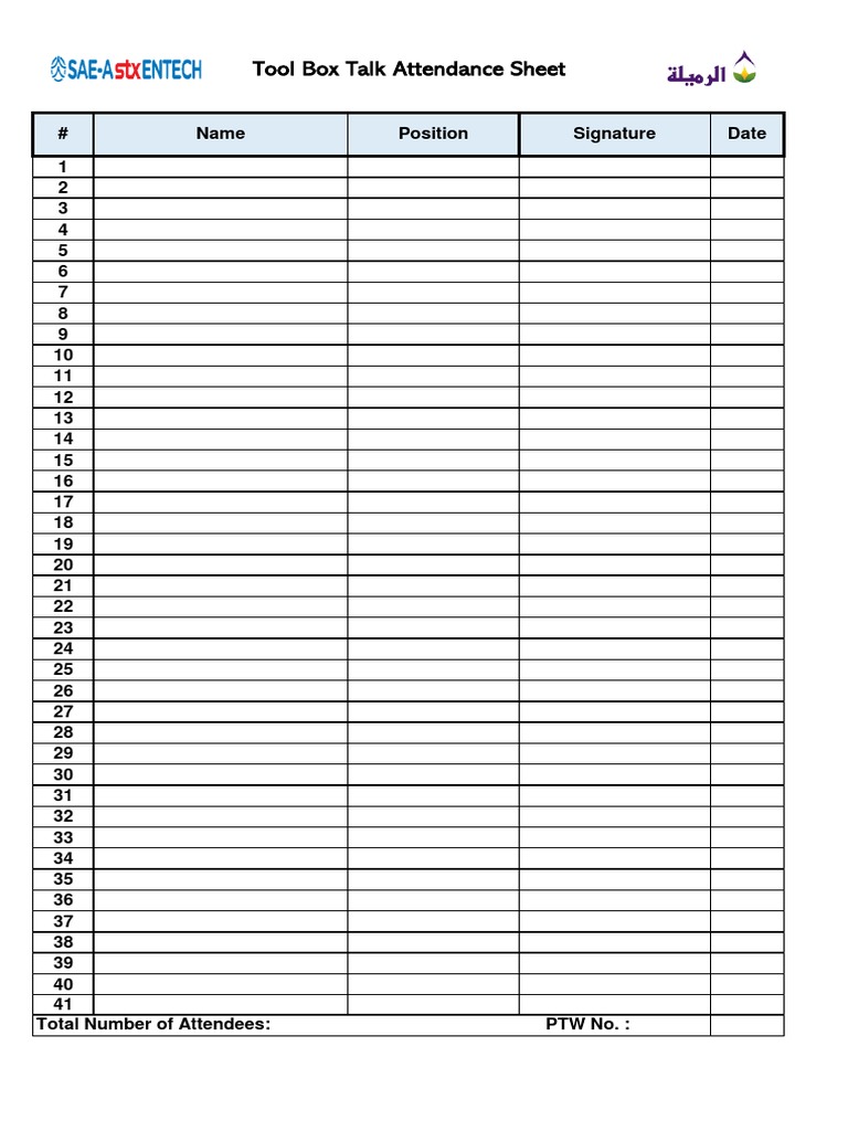 TBT Attendance | PDF