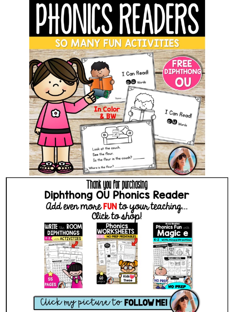 Diphthong Phonics Reader OUFree | PDF | Phonics | Reading Comprehension