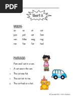 Free Rhyming Flip Books Literacy Center Worksheets | PDF