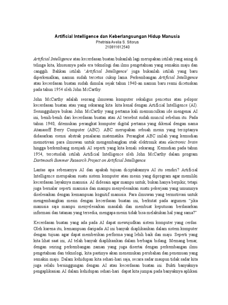 Artificial Intelligence Pdf