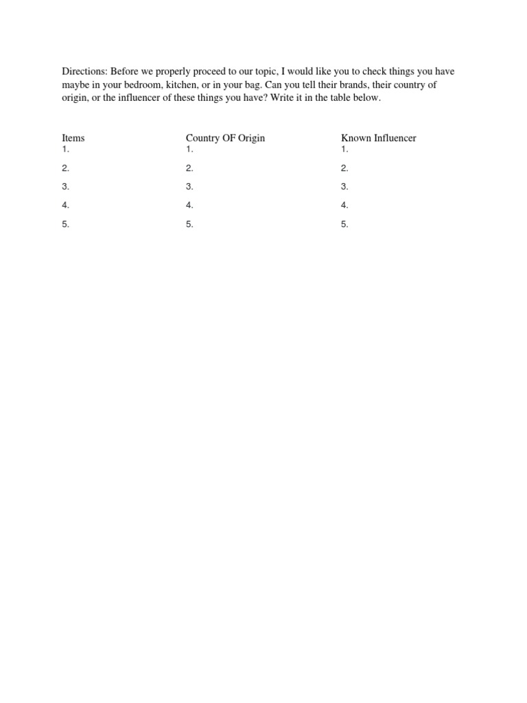 Pre-Test - Chapter 1 - Introduction To Globalization | PDF