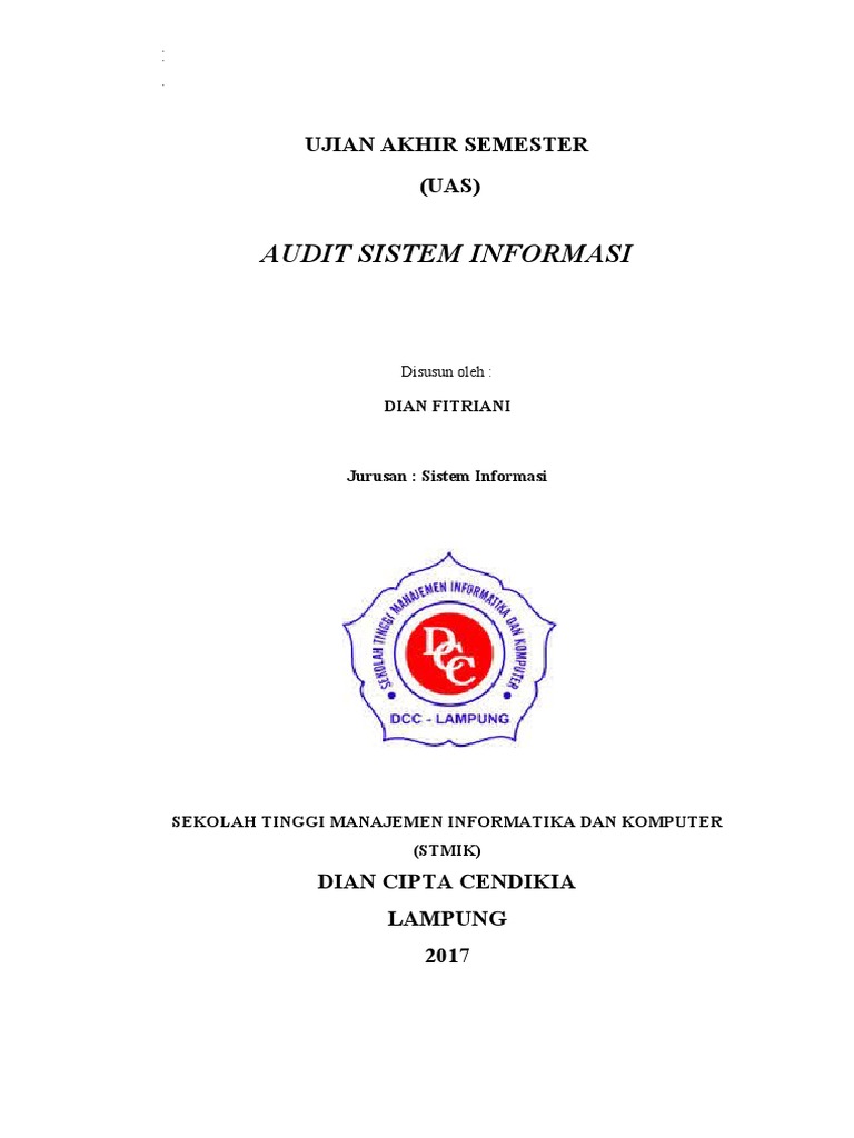 Uas Audit Si | PDF