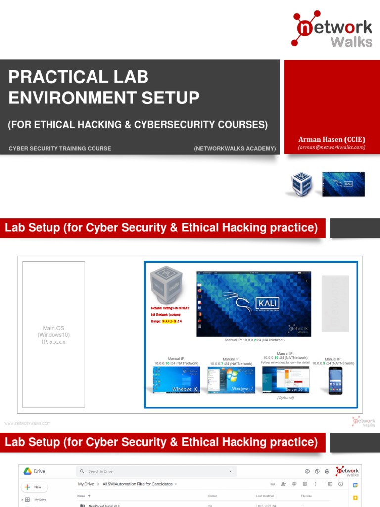 1.2. Lab Setup Virtualbox and Kali Linux v1 | PDF | Virtual Machine | Security