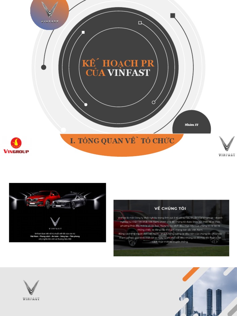 Kế Ho Ch Pr Ạ CA Ủ: Vinfast | PDF