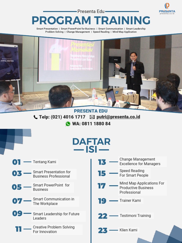 Proposal Training Presenta Edu | PDF