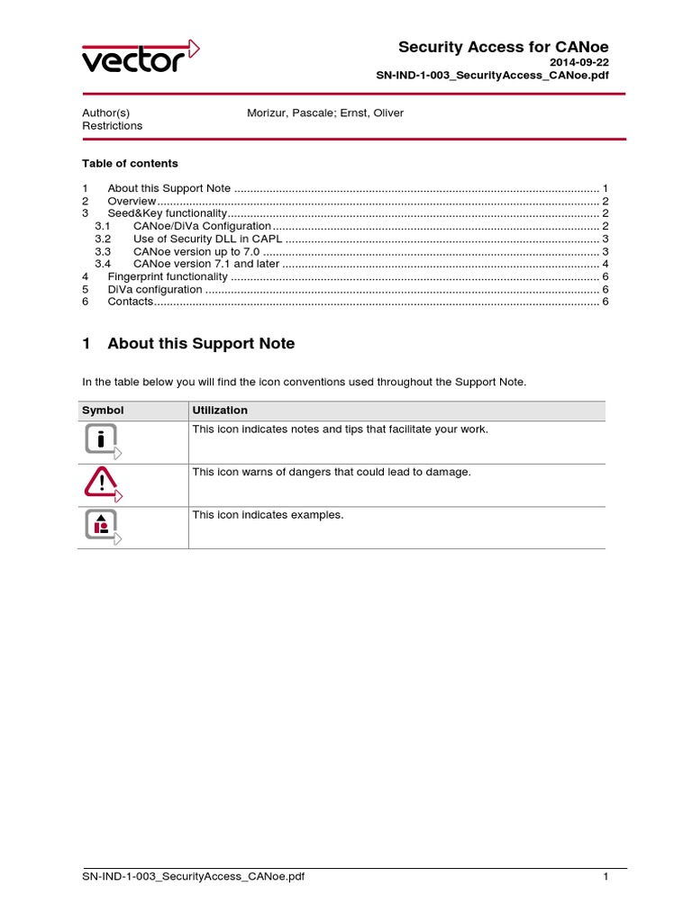 CANoe Security Access Guide | PDF | Icon (Computing) | Computer Engineering