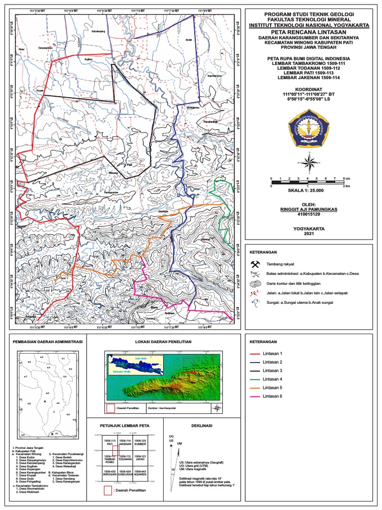 Peta Rencana Lintasan | PDF