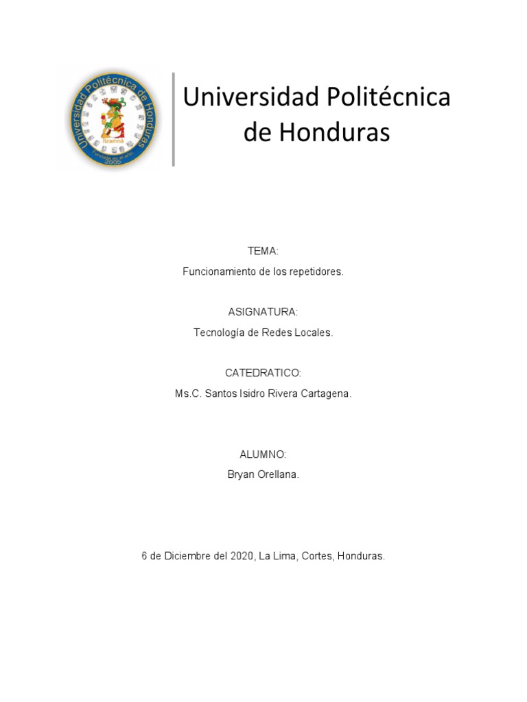 Funcionamiento de Los Repetidores | PDF | Ciencia y matemáticas ...