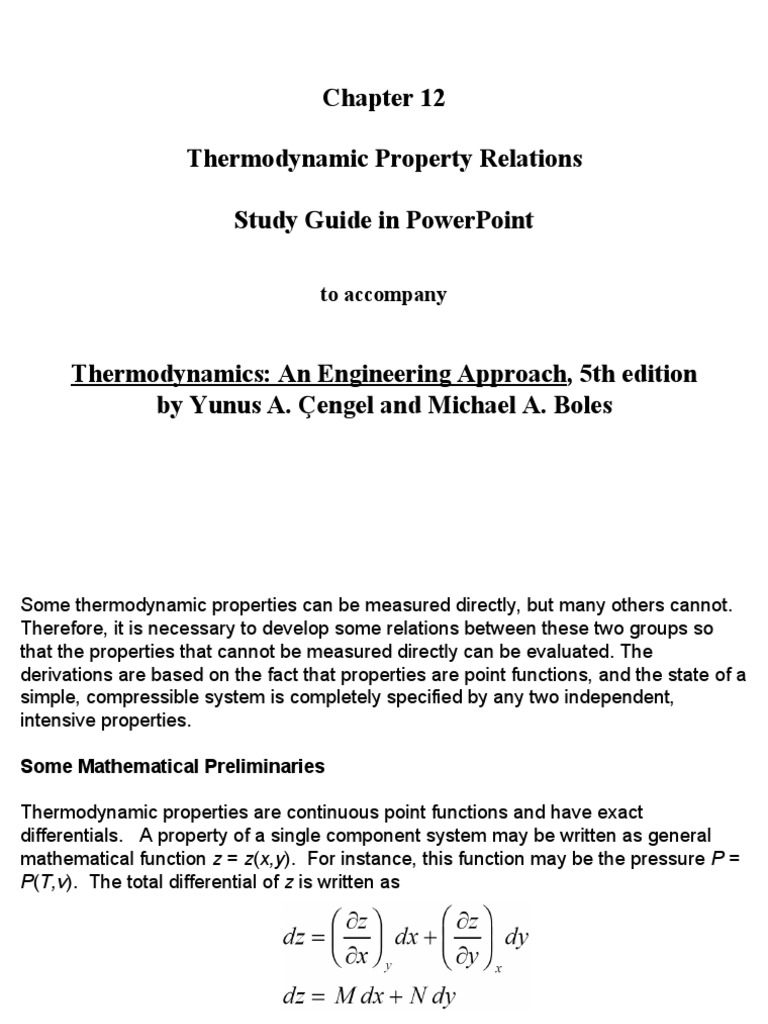 Chapter 12 | PDF | Gases | Enthalpy