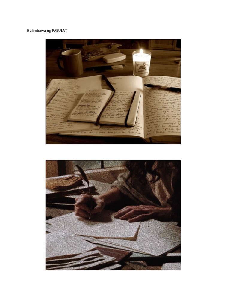 Halimbawa NG Pasulat | PDF