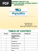 CSSD Checklist | PDF | Sterilization (Microbiology)