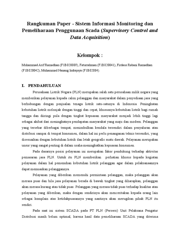 Rangkuman Paper (REVISI) | PDF