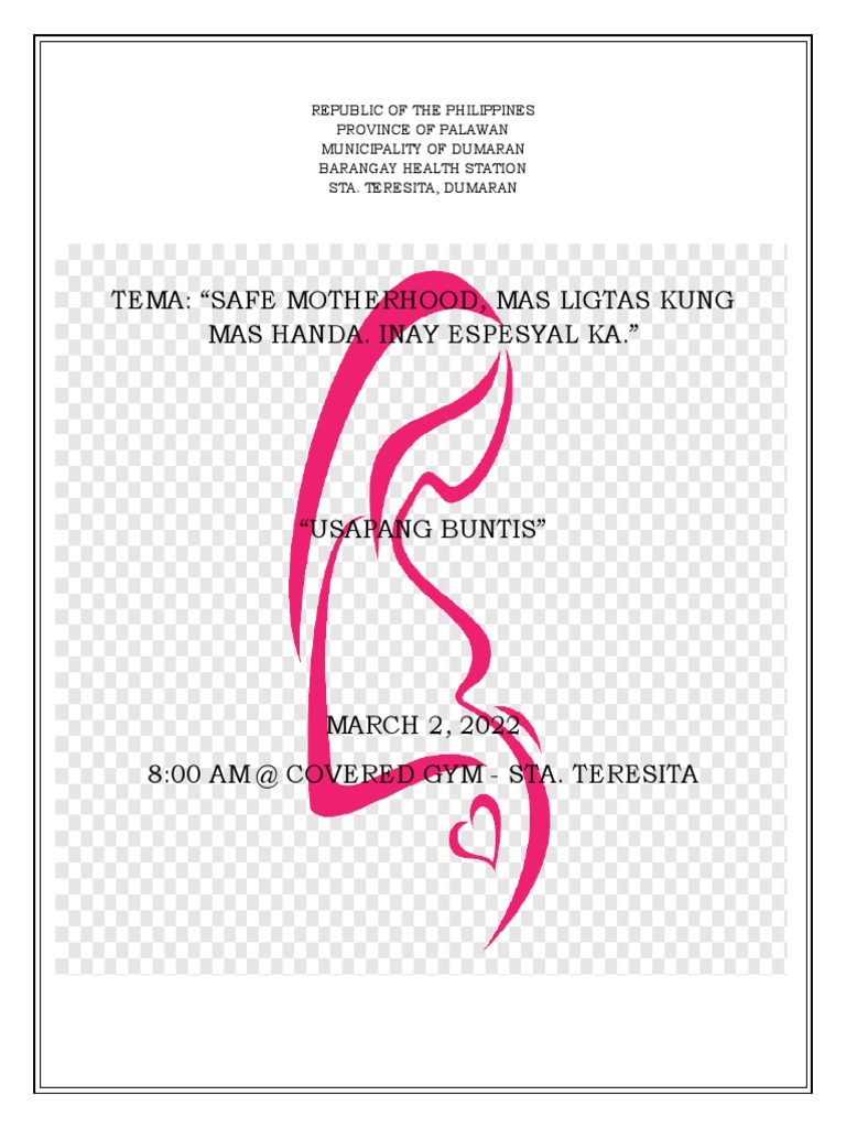 Usapang Buntis Program | PDF