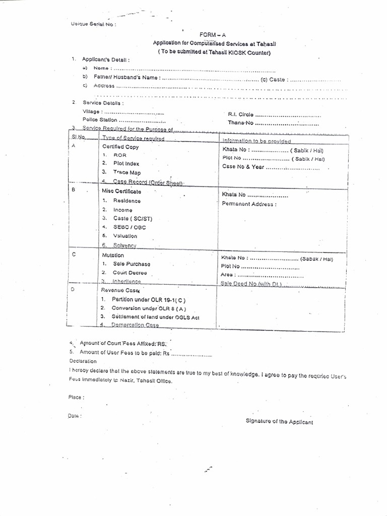 Certified Copy Form | PDF