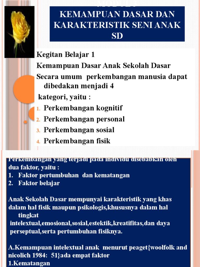 P .Seni Modul 3 KB 1, Dan 2 | PDF