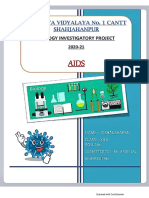 Class 12 Biology Investigatory Project | PDF | Hiv/Aids | Infection