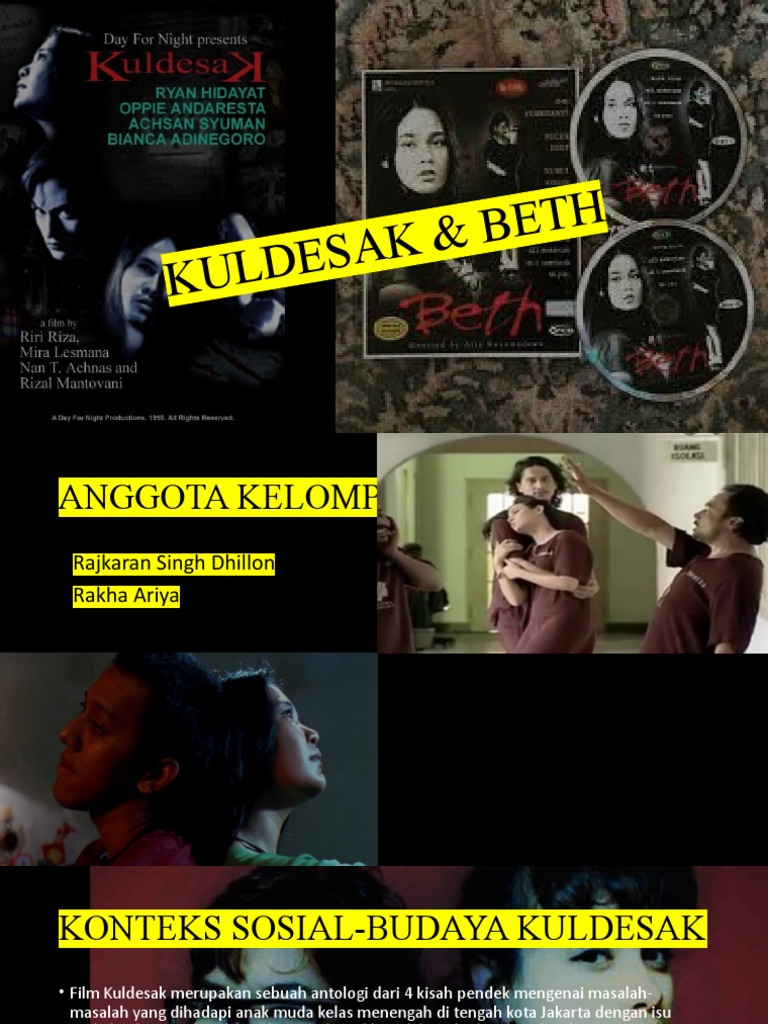 Tugas Presentasi Sejarah Film Indonesia - Kuldesak & Beth | PDF