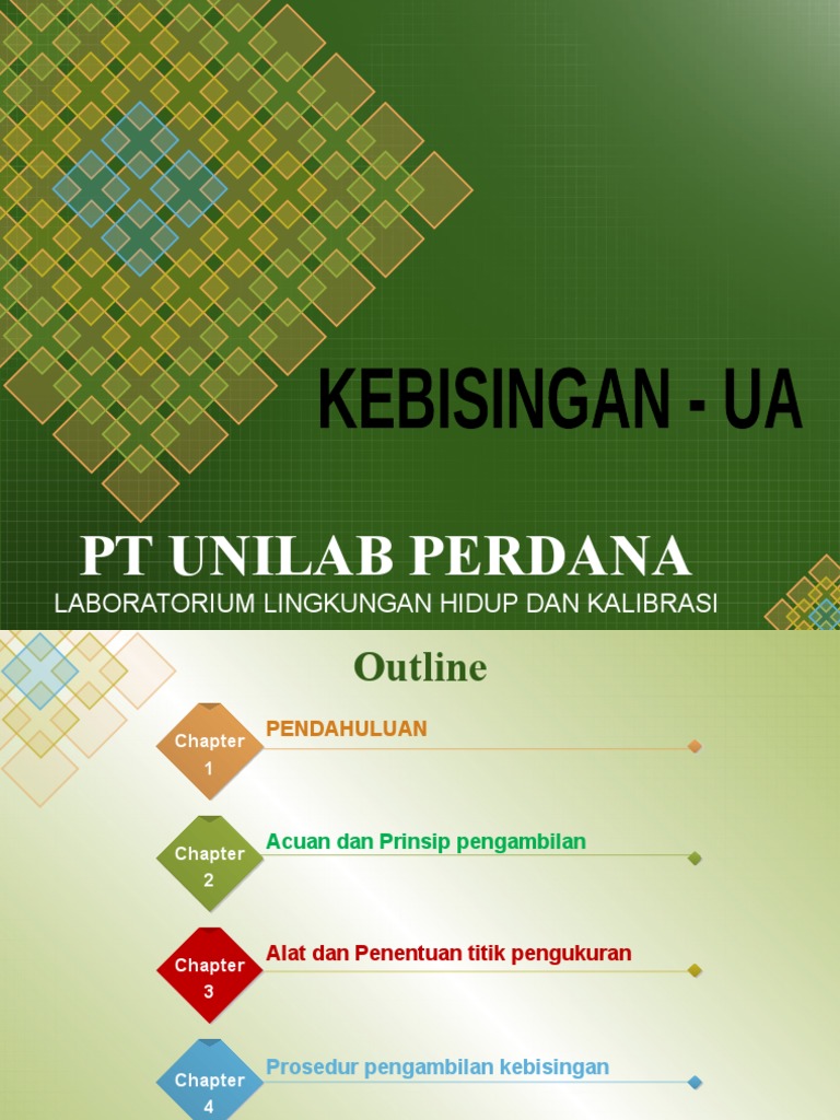 Pengukuran Intensitas Kebisingan UA | PDF