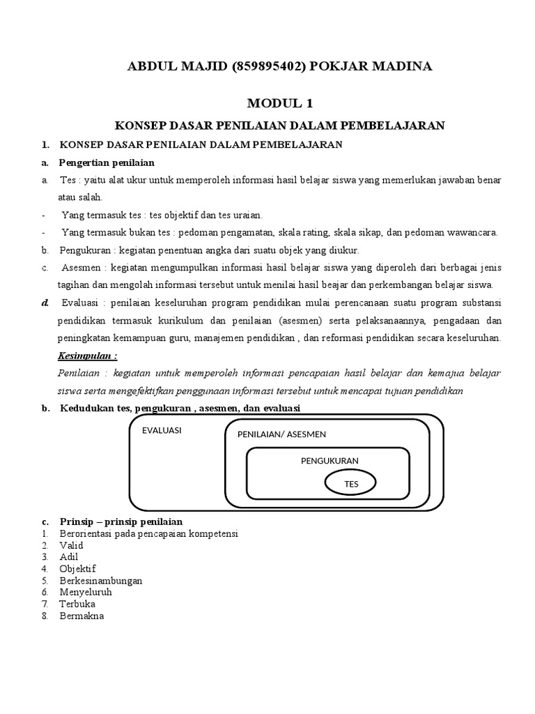 Modul 1 Dan 2 Rangkuman | PDF