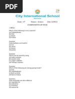 Nutrition Crossword Puzzle Guide | PDF | Fat | Nutrition