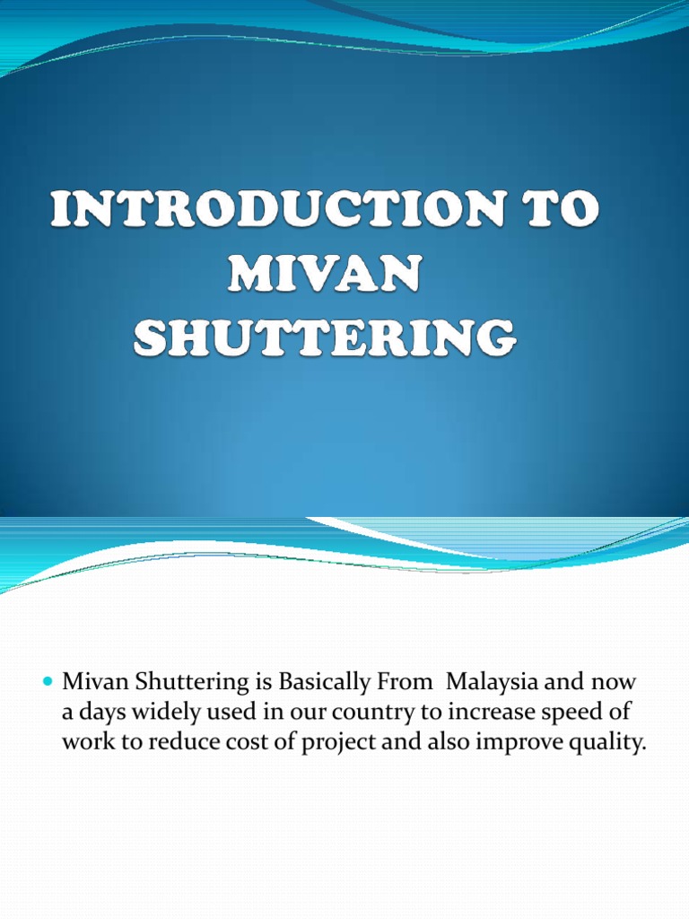 MIVAN Presentation | PDF | Beam (Structure) | Structural Engineering