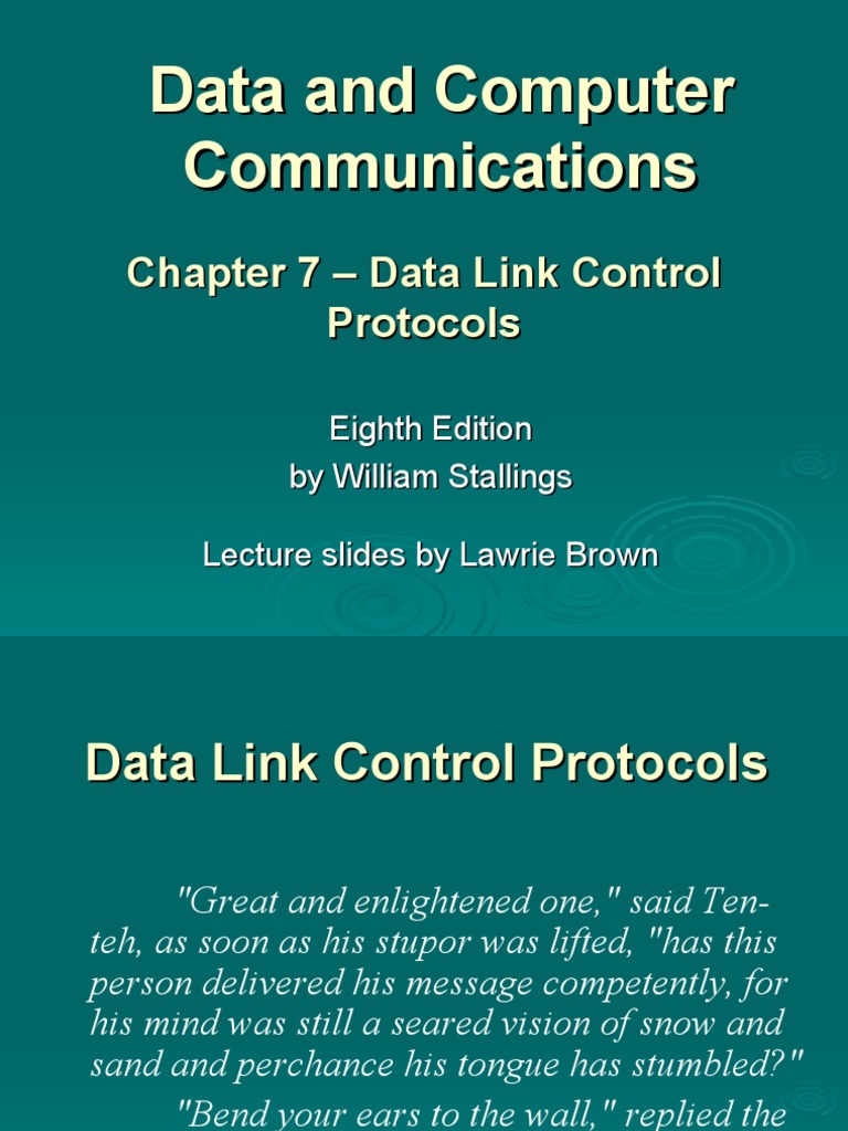 Data Link Control Protocol Pdf Transmission Control Protocol Computer Networking