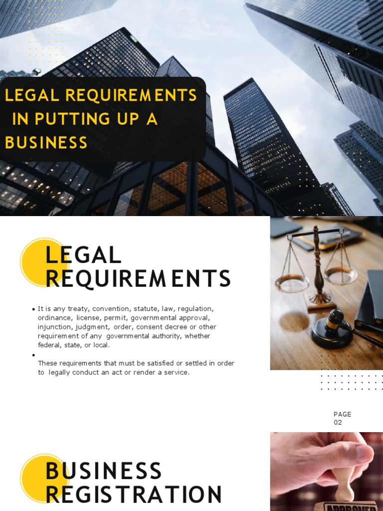 Legal Requirements in Putting Up A Business | PDF | Sole Proprietorship ...