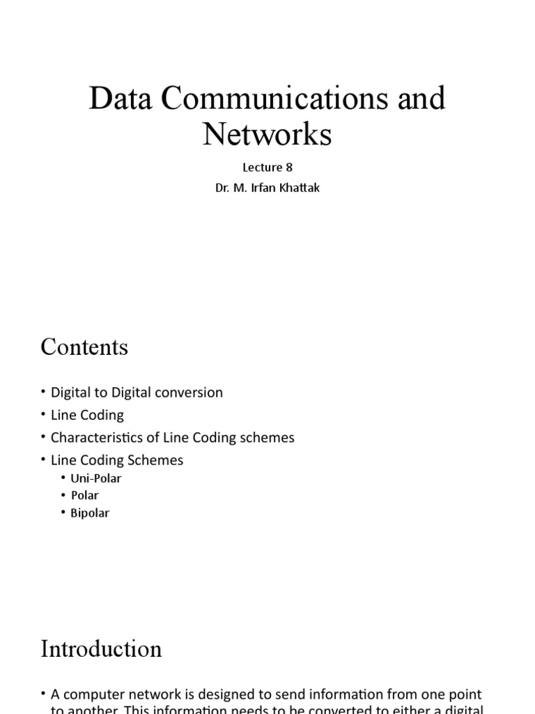 Lecture 8 | PDF | Digital Signal | Bit Rate Lecture 8 | PDF | Digital Signal | Bit Rate