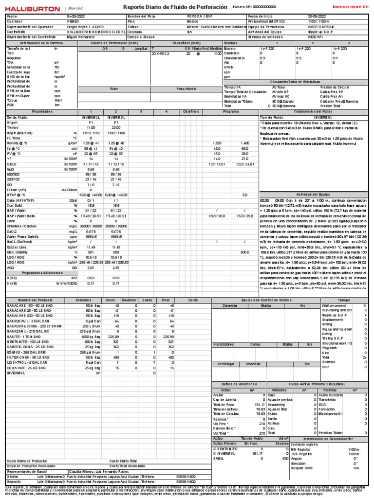 REP WS 011 POPOCA 1 EXP 04092022 v1 | PDF | Química | Metrología