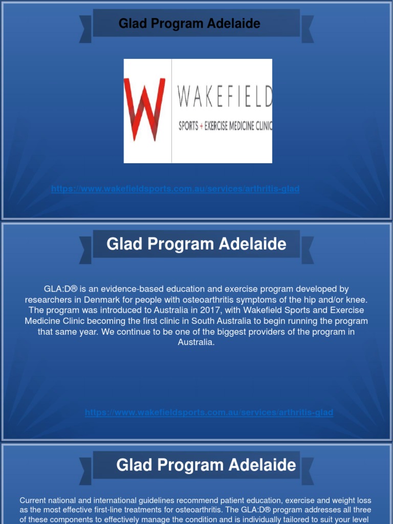 Glad Program Adelaide | PDF