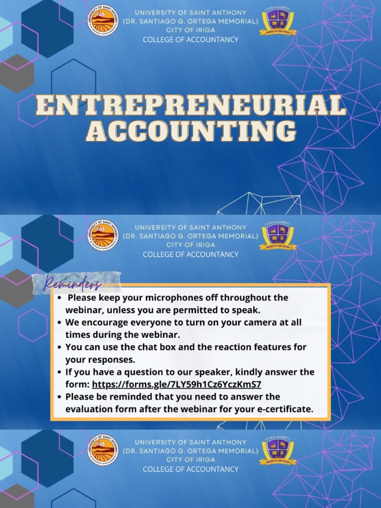 Entrepreneurial Accounting | PDF