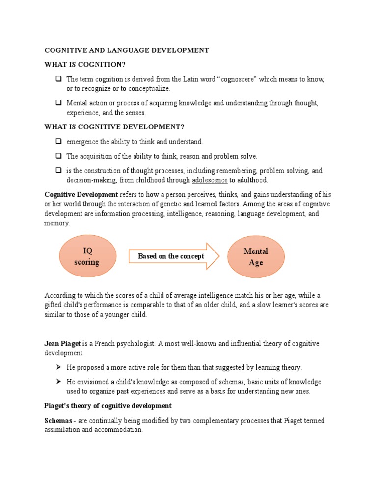 Group 3 (Report) - 504 Cognitive and Language Development | Download ...