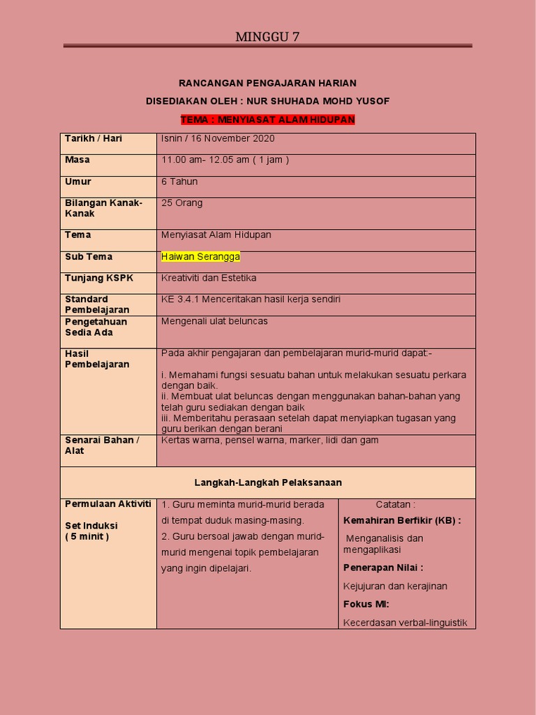 Rph-Minggu 7 Complete | PDF