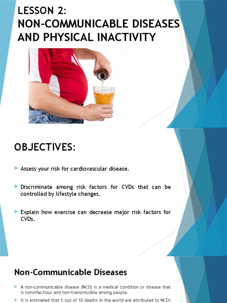 Pe 1 Lesson 2 Non-Communicable Diseases | PDF | Body Mass Index | Non ...