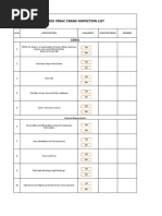 Boom Truck Inspection Checklist | PDF | Truck | Crane (Machine)