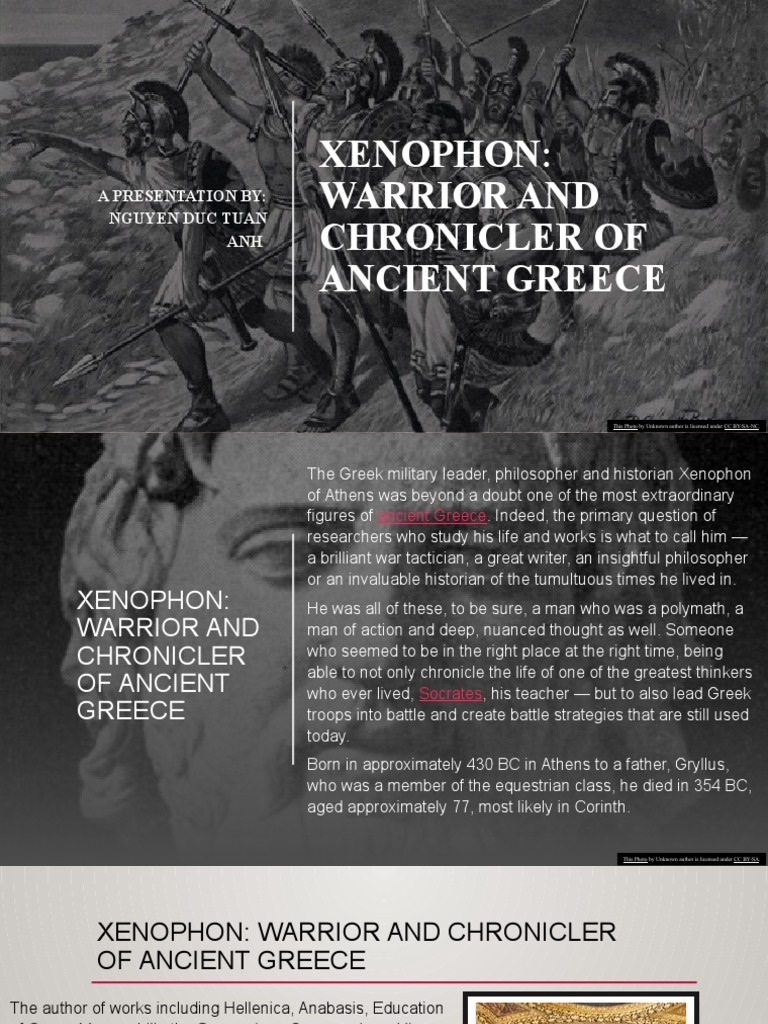 Xenophon Presentation | PDF | Works | Socrates